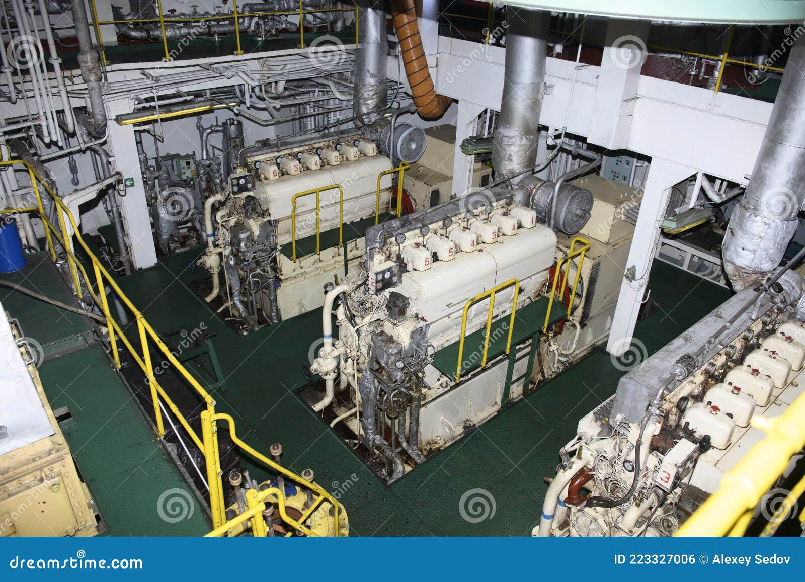 Generator Room Outdoor At The Back Of Building Background. Electric ...