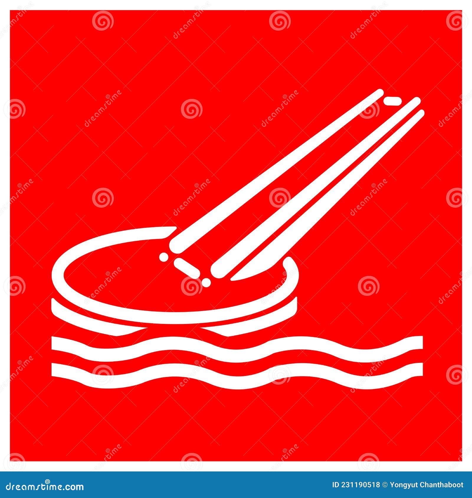Marine Evacuation Slide Symbol Sign, Vector Illustration, Isolate On ...