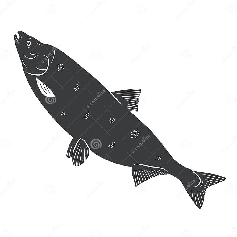 Marine Fish. Vector Illustration Decorative Design Stock Vector ...