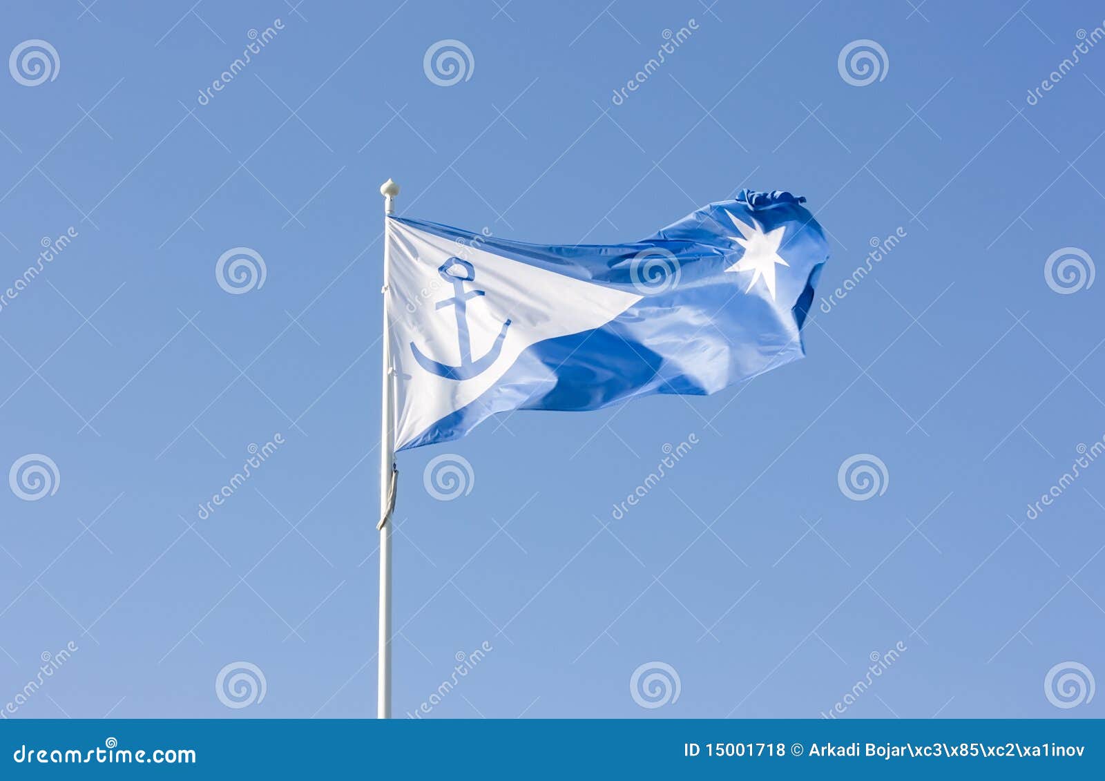 Marine flag stock photo. Image of banner, coast, flying - 15001718