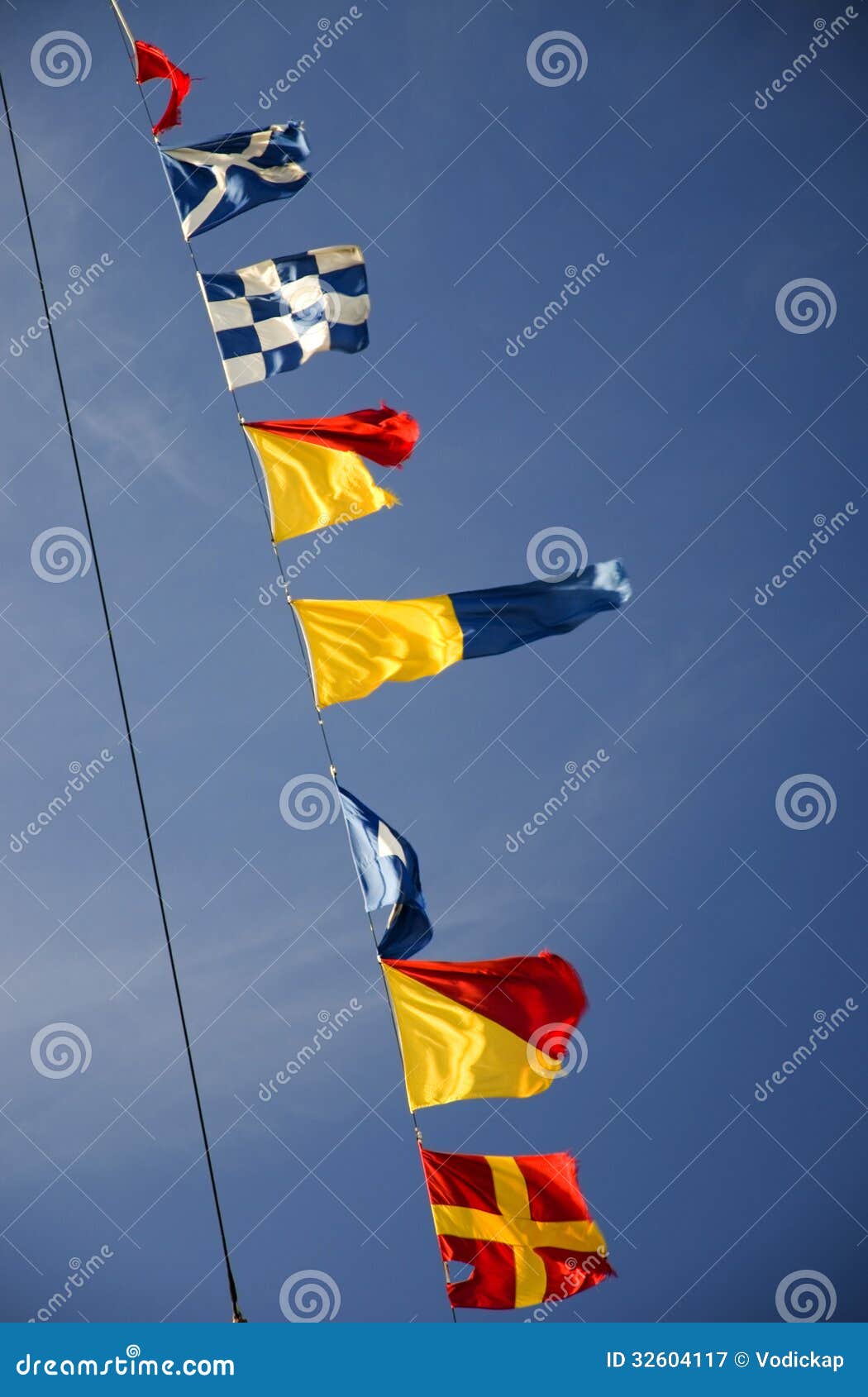 Marine flags stock image. Image of rope, flags, ship - 32604117