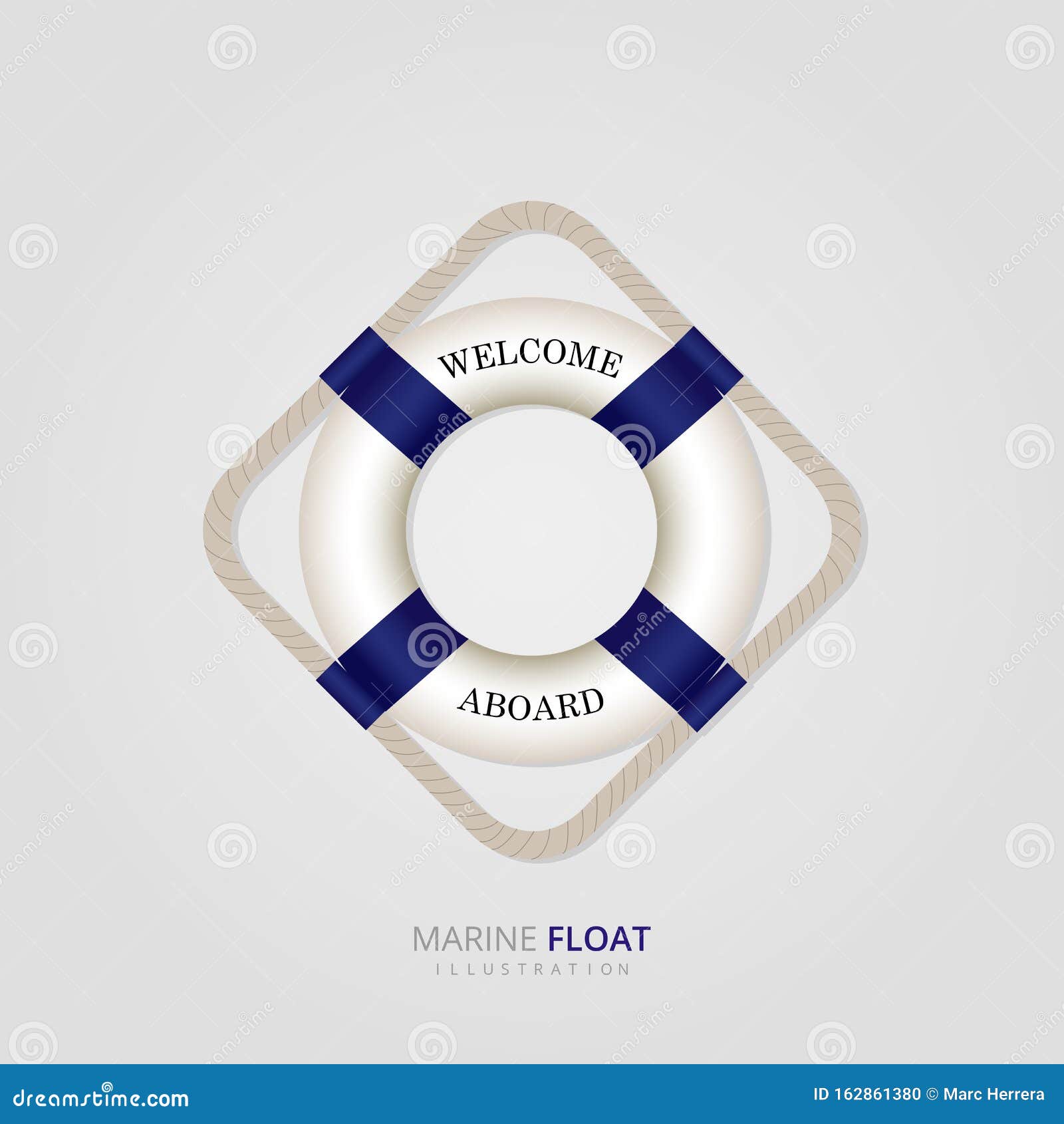 Marine Float Ship Vector Design Stock Illustration - Illustration of ...