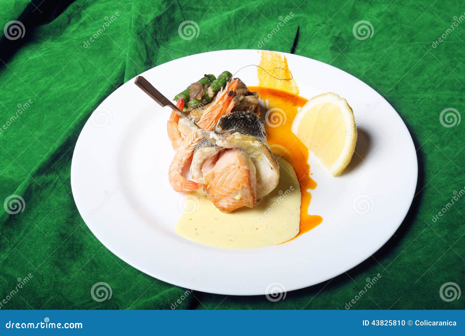 Marine food stock photo. Image of fillet, marine, slice - 43825810