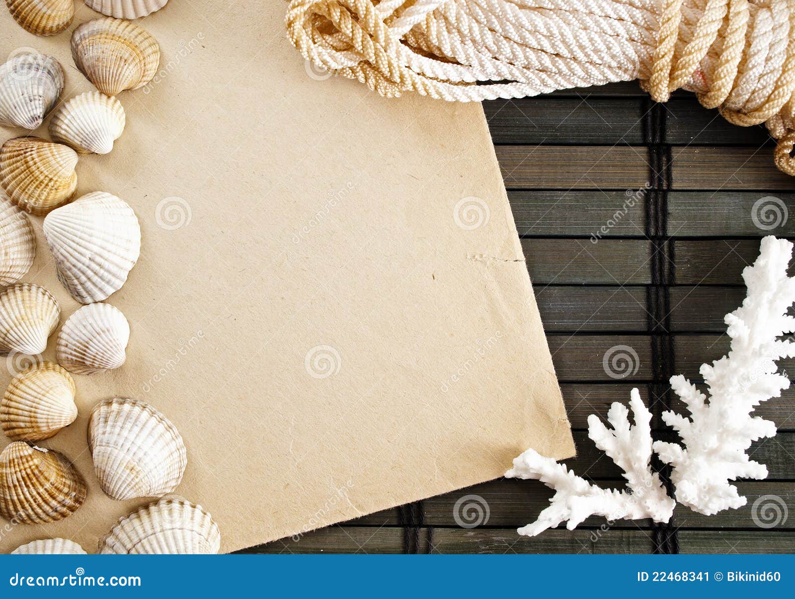 Marine frame. stock image. Image of copy, frame, blank - 22468341