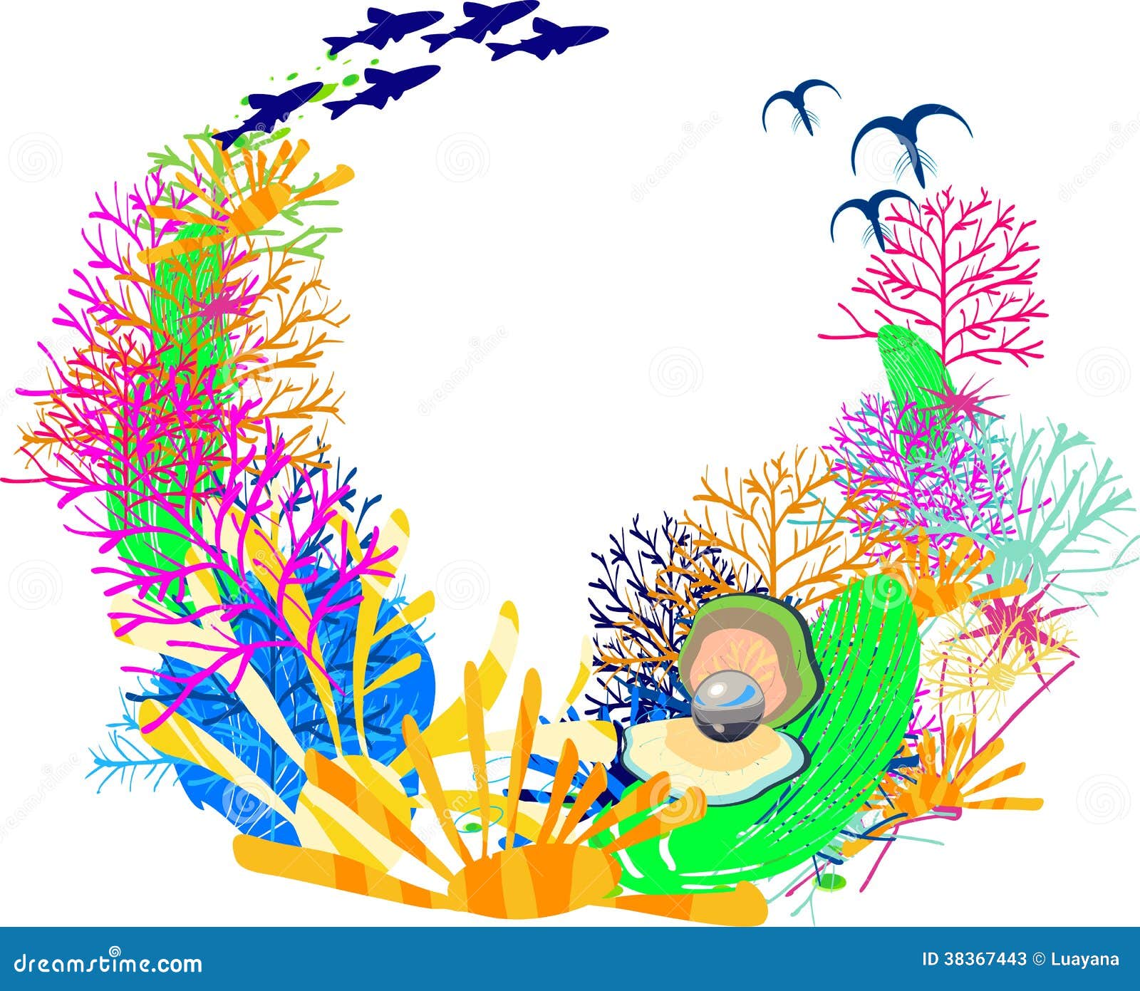Marine Cartoon Vector | CartoonDealer.com #38367443