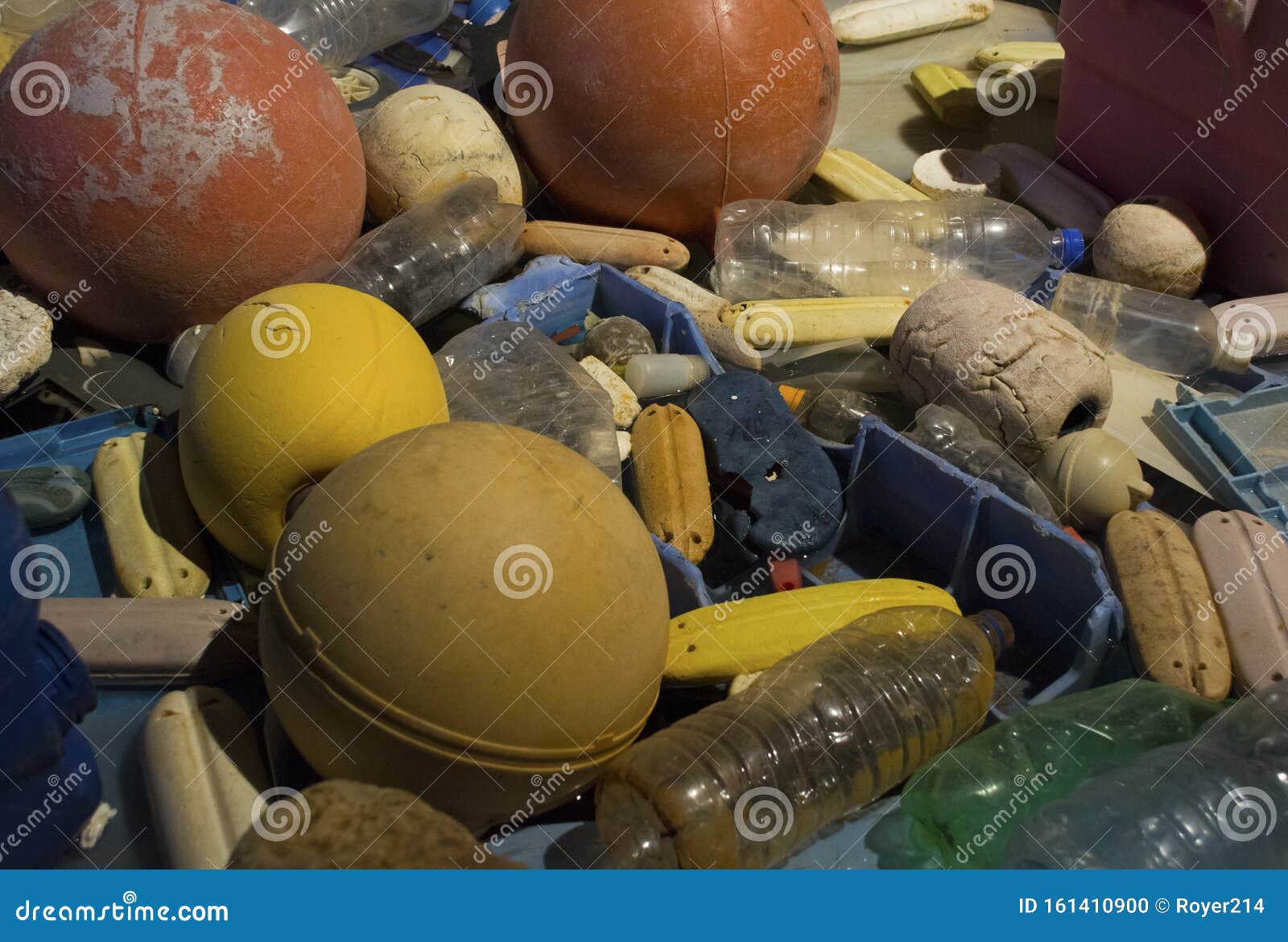 Marine Garbage, Pollution stock photo. Image of destruction - 161410900