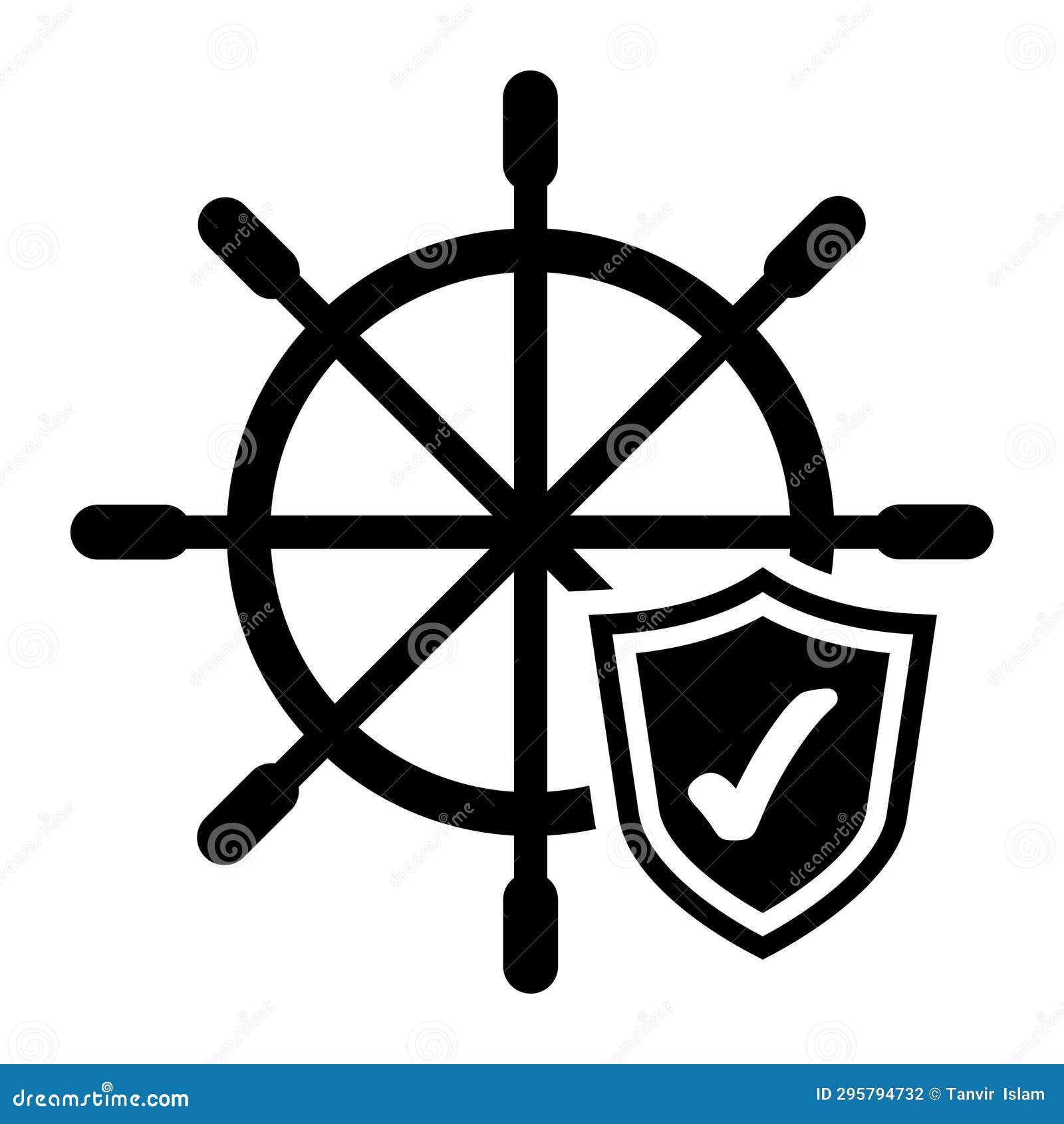 Marine Insurance Icon stock illustration. Illustration of icon - 295794732