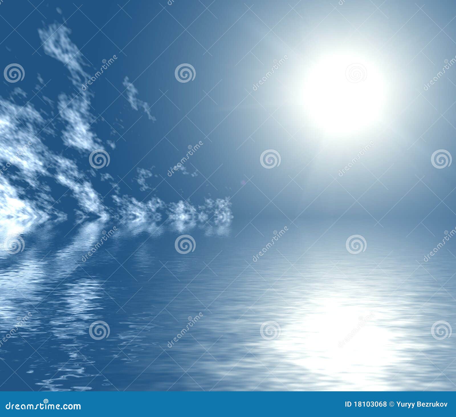 Marine landscape stock illustration. Illustration of landscape - 18103068