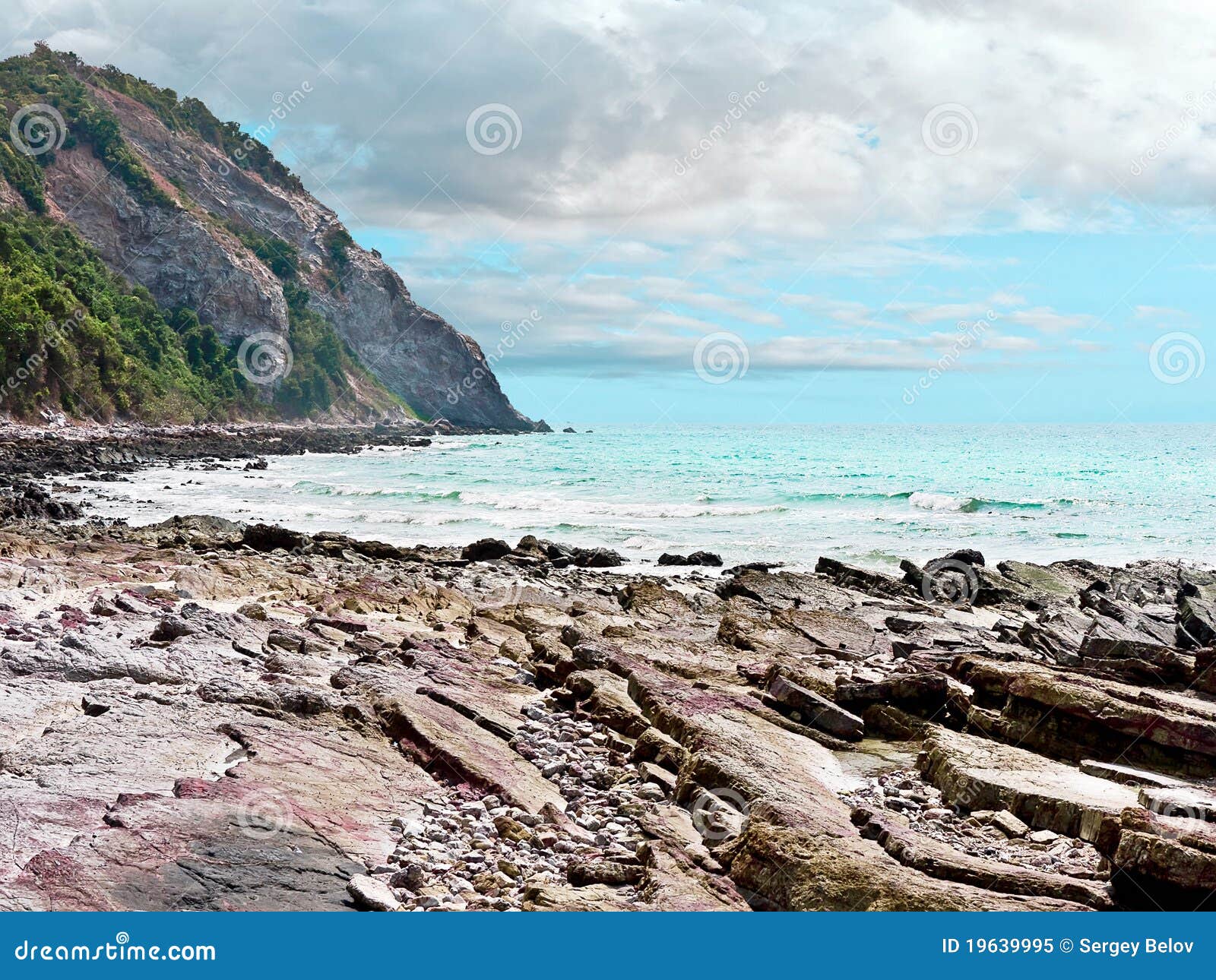 Marine landscape stock image. Image of blue, emerald - 19639995