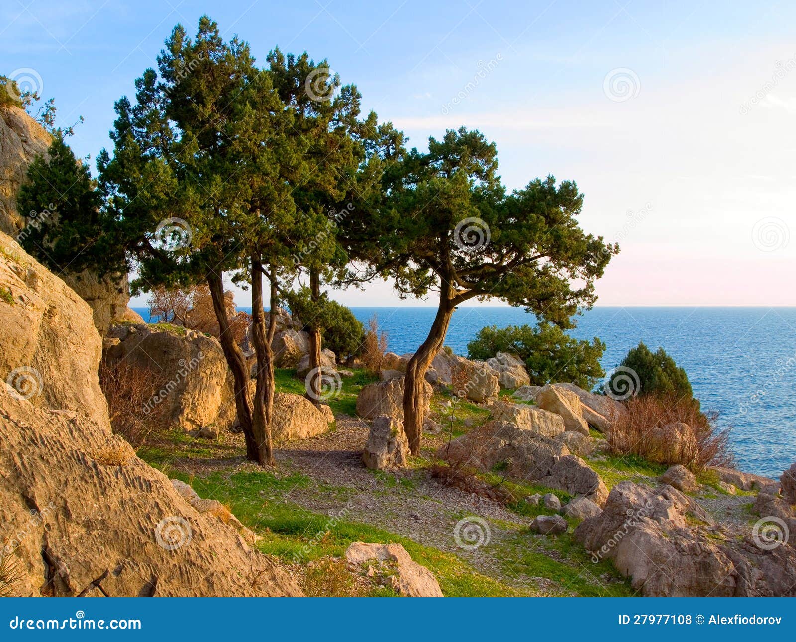 Marine landscape. stock photo. Image of tranquil, holiday - 27977108
