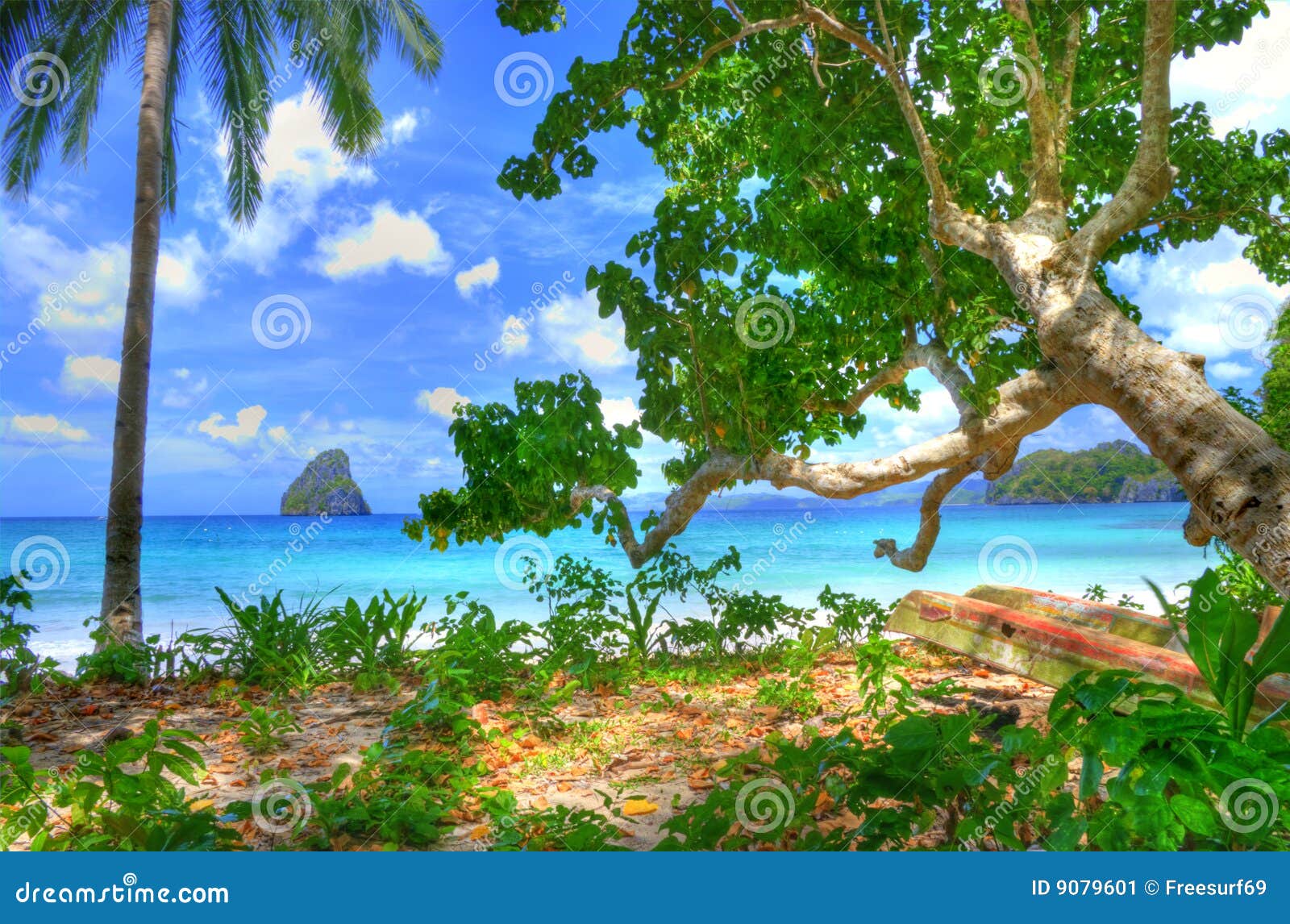 Marine landscape stock image. Image of beautiful, island - 9079601