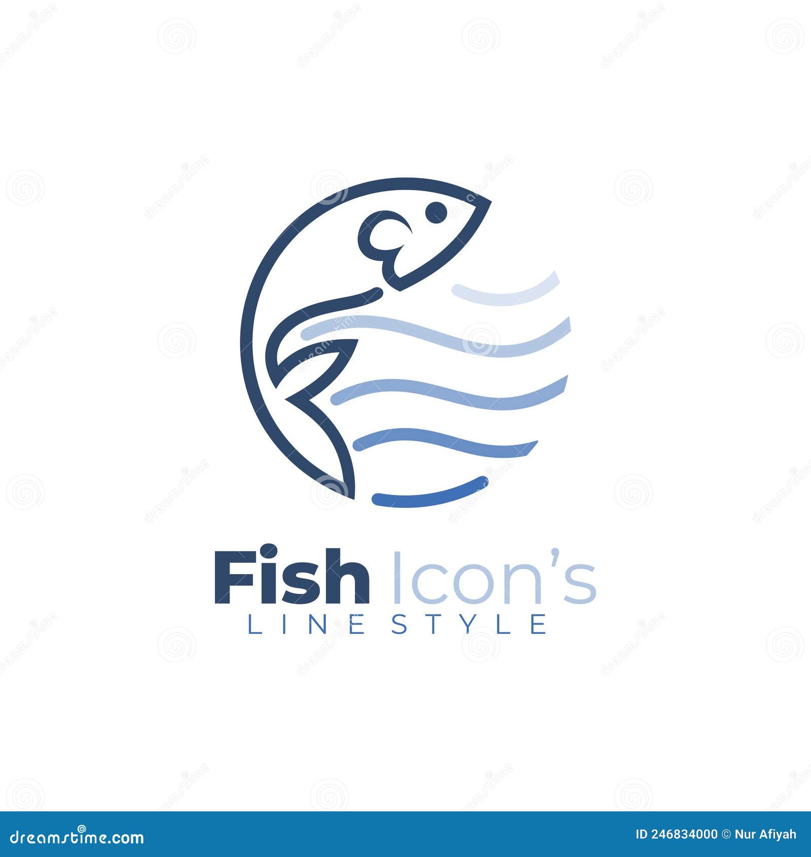 Marine Life Logo and Fish Design Vector, Fish Stock Vector ...
