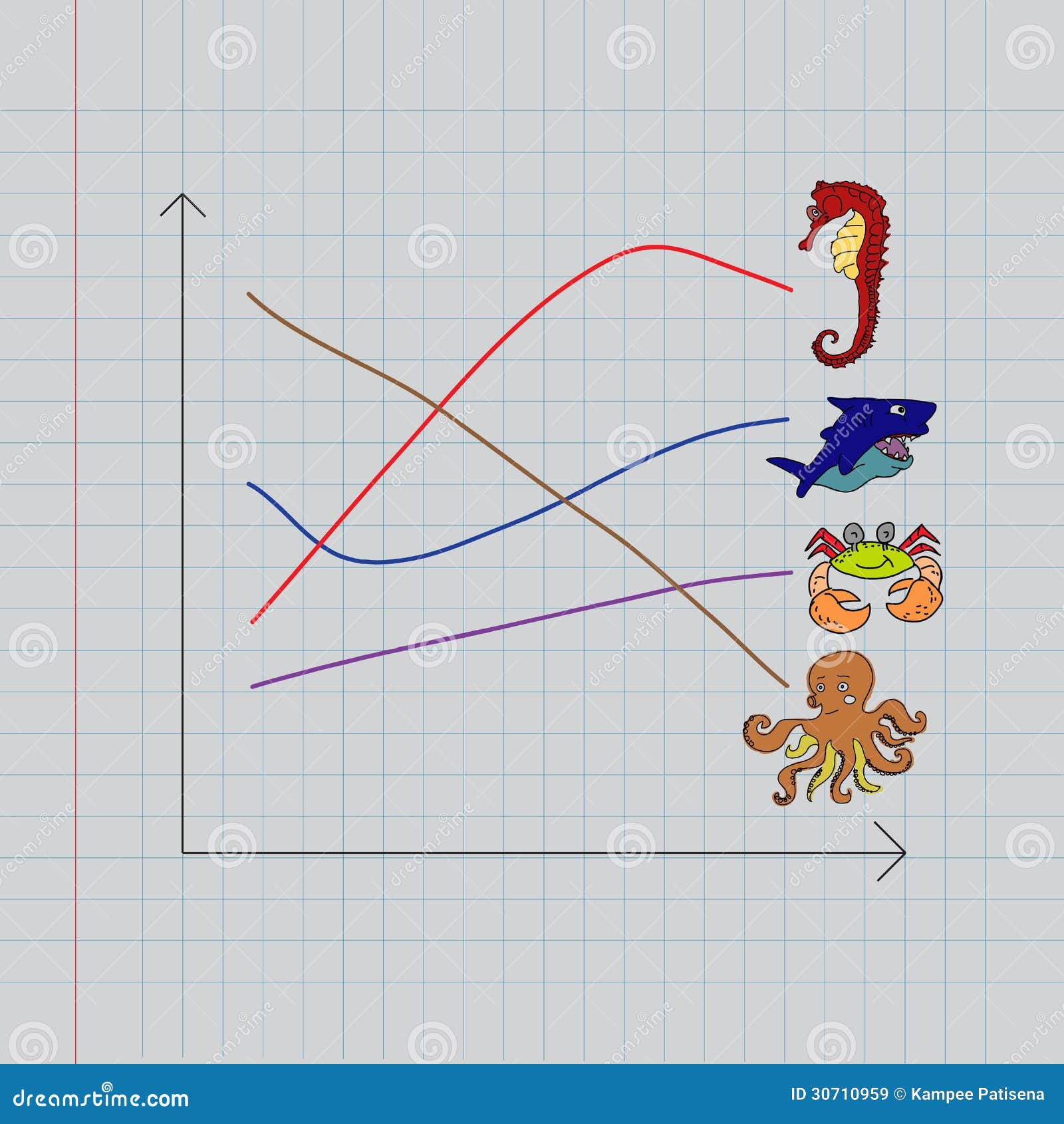 -marine life stock stock illustration. Illustration of concepts - 30710959