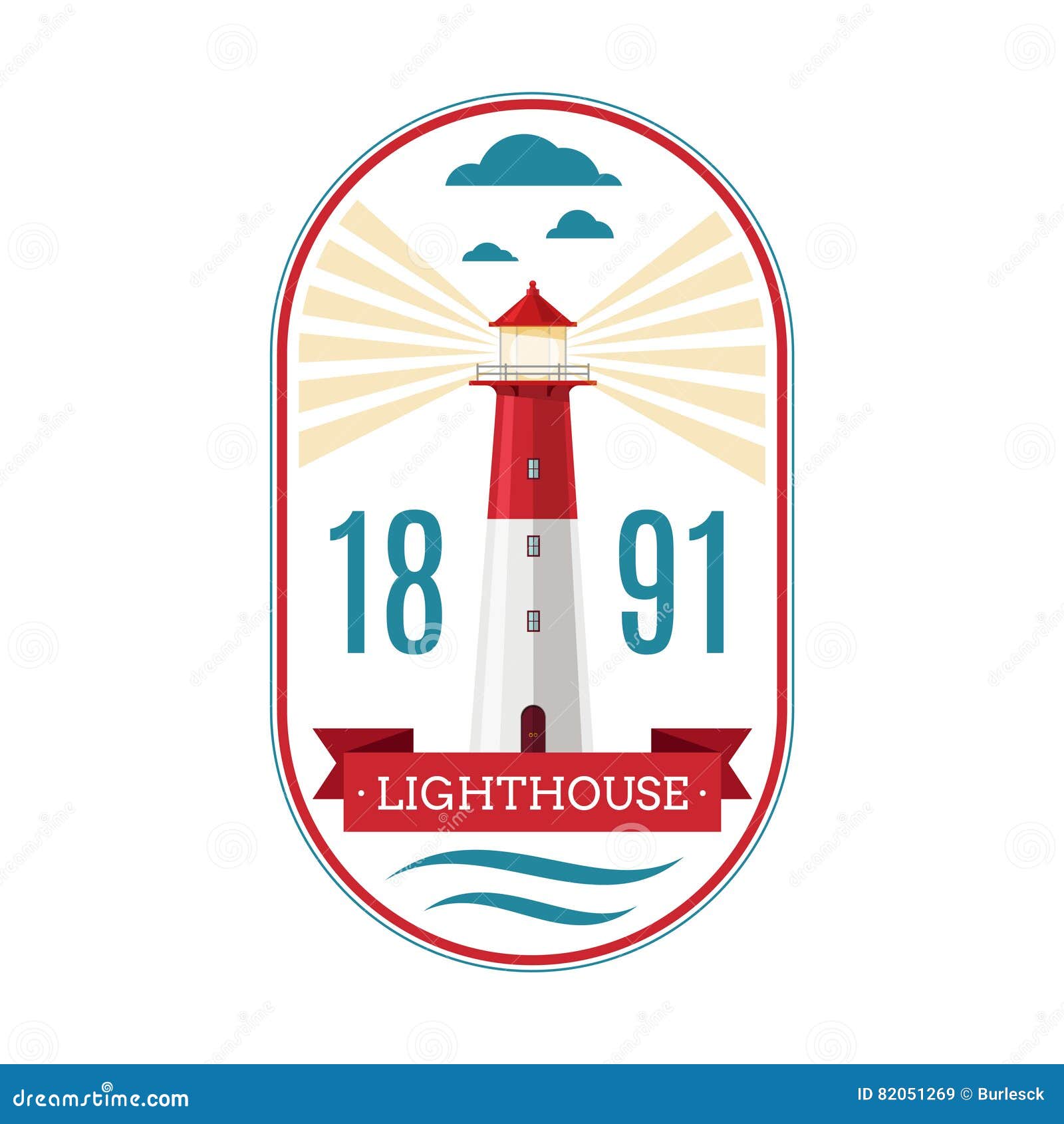 Lighthouse Set Of Vector Logos, Labels, Symbols Or Badges Design ...
