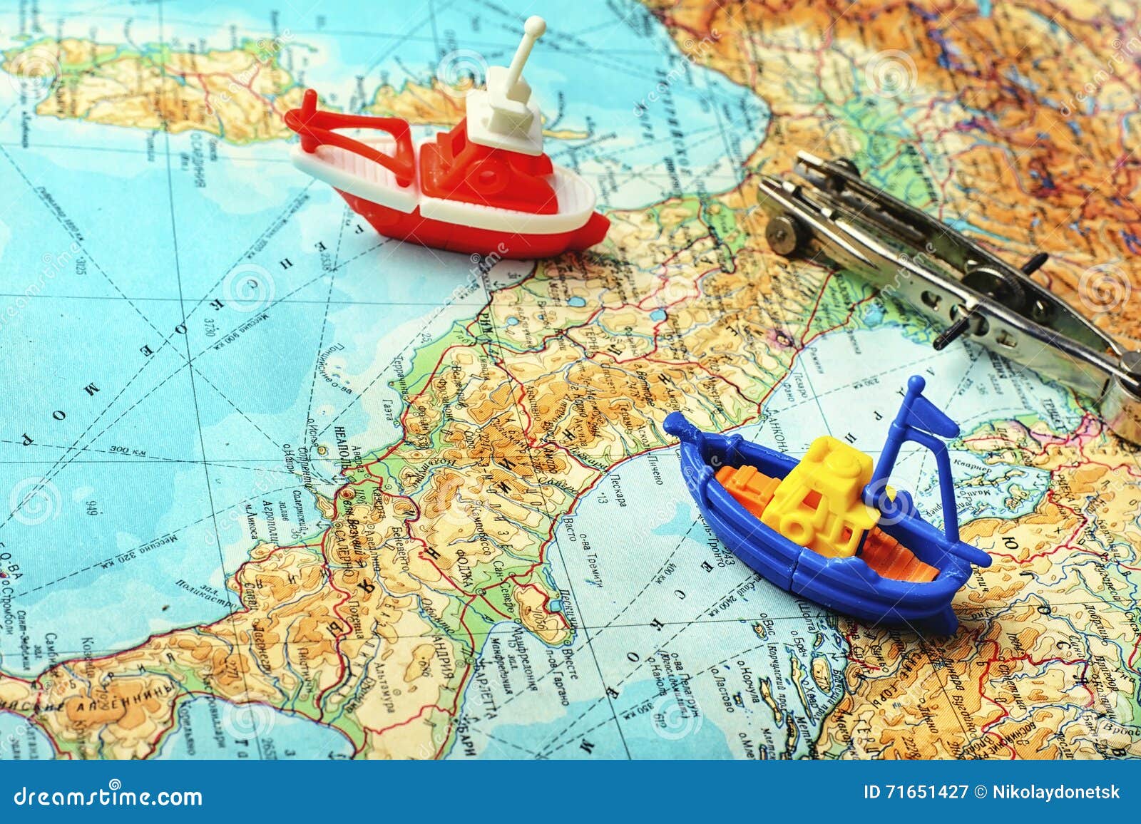 Marine map navigator stock image. Image of route, border - 71651427