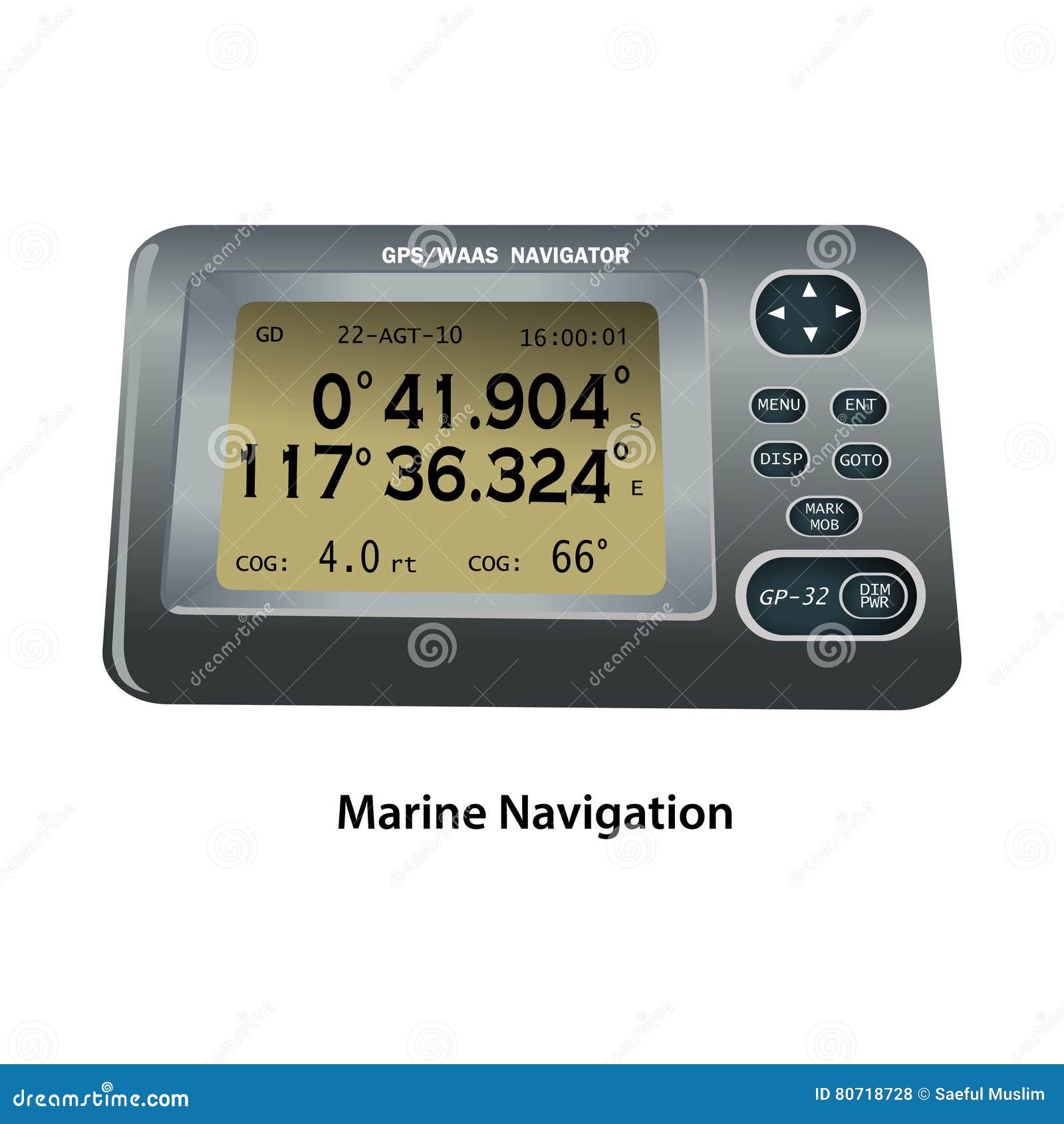 Marine navigation stock vector. Illustration of concept - 80718728