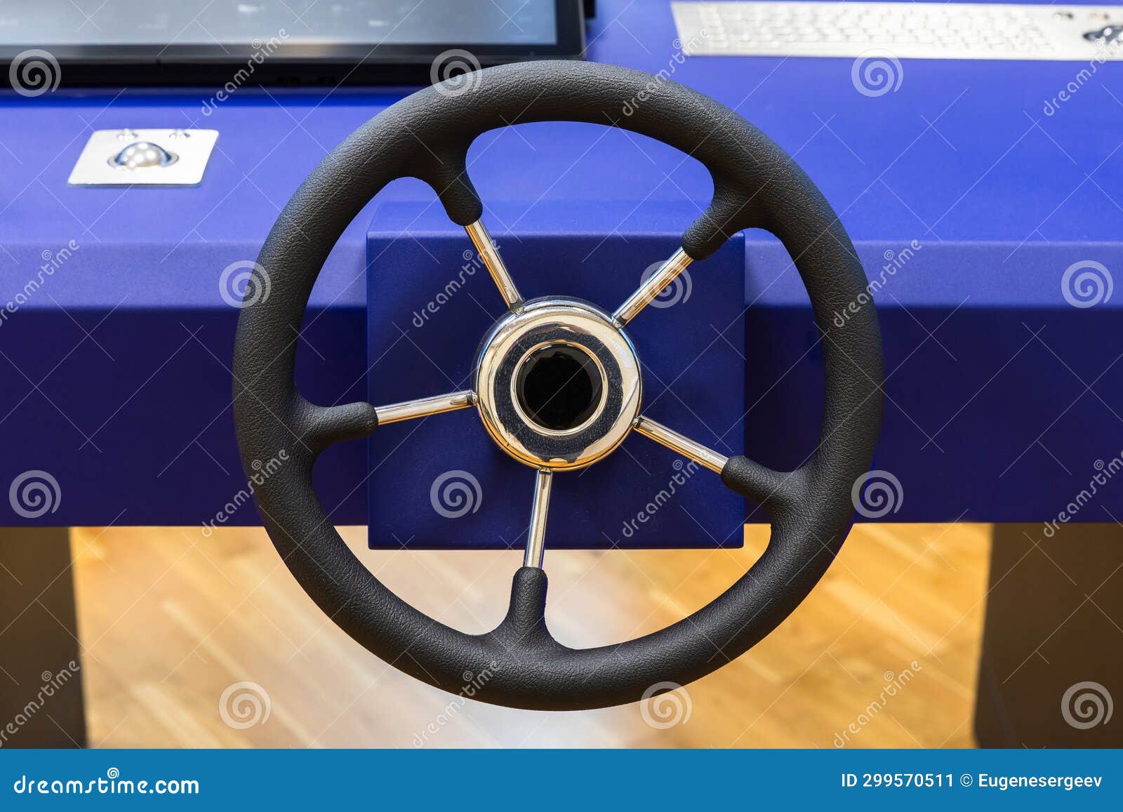 Marine Navigation Simulation System, Ship Control Panel with Steering ...