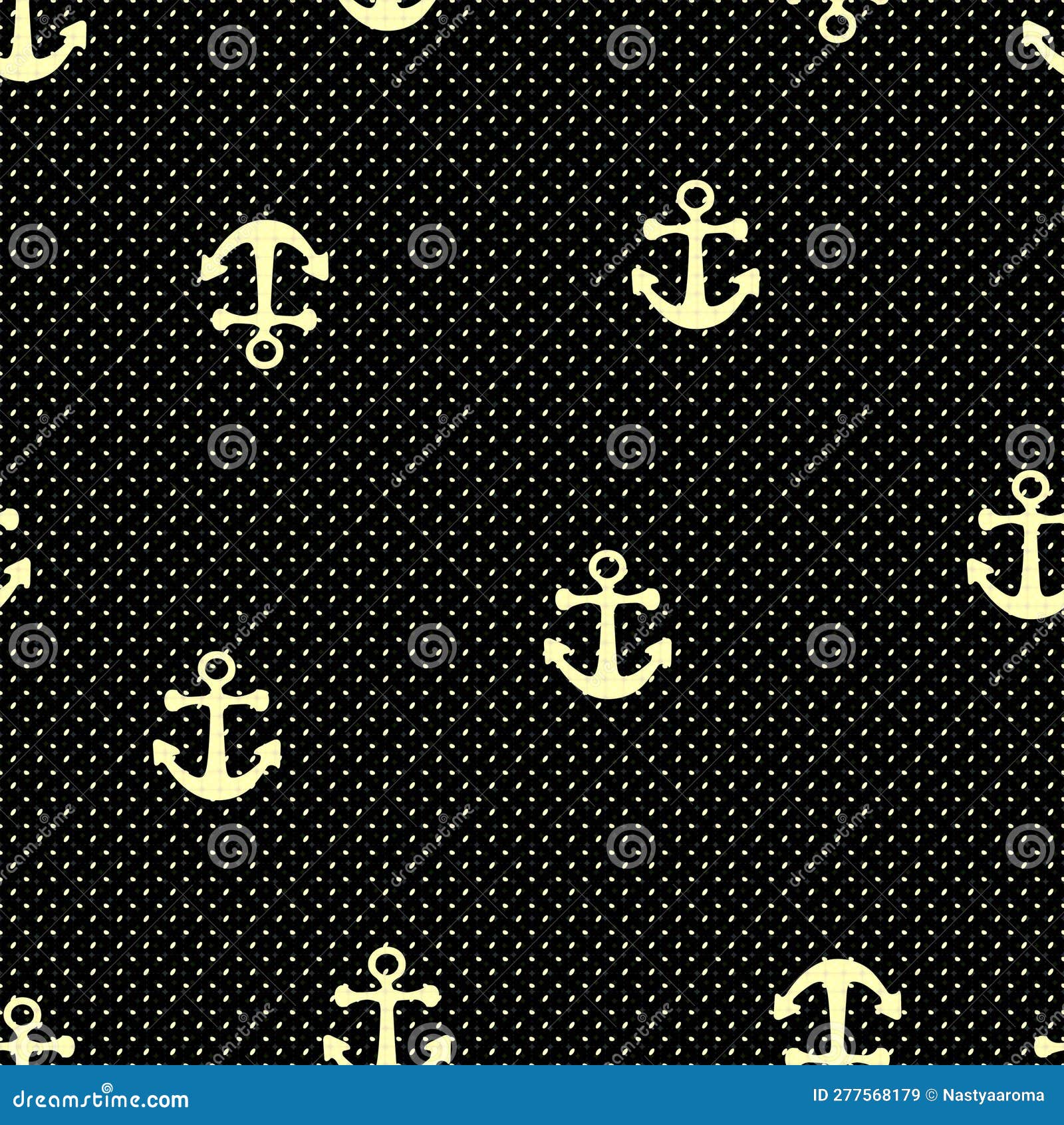 Marine Pattern in Retro Style Stock Vector - Illustration of stripe ...