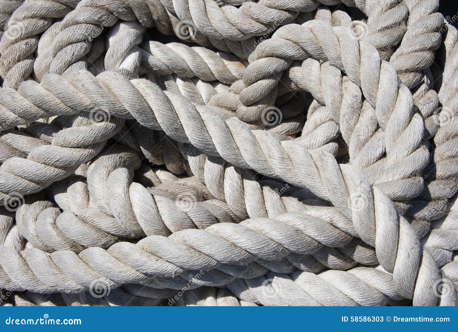 Marine Rope stock image. Image of rope, hemp, large, maritime - 58586303