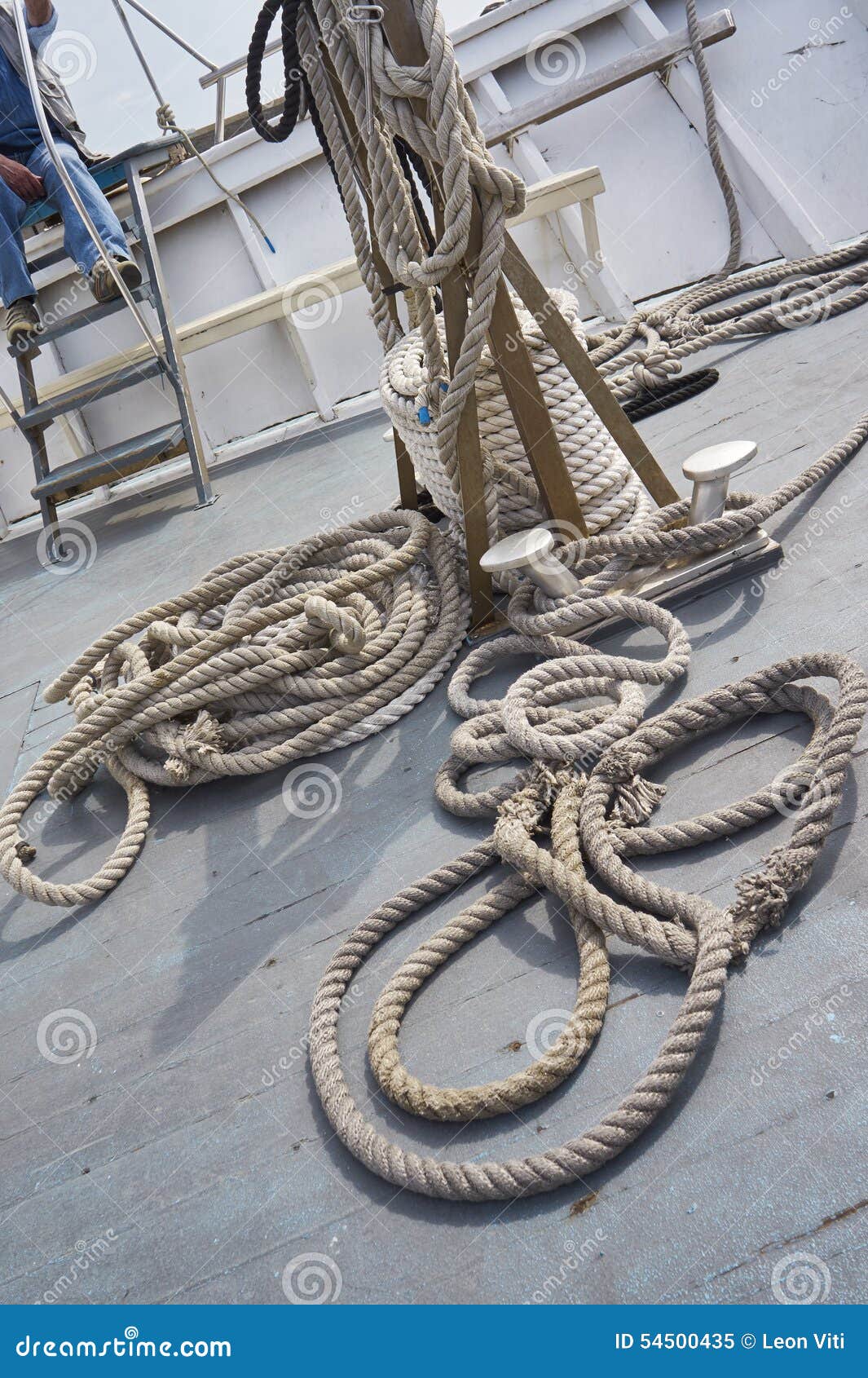 Marine rope stock image. Image of yachting, tied, sailing - 54500435