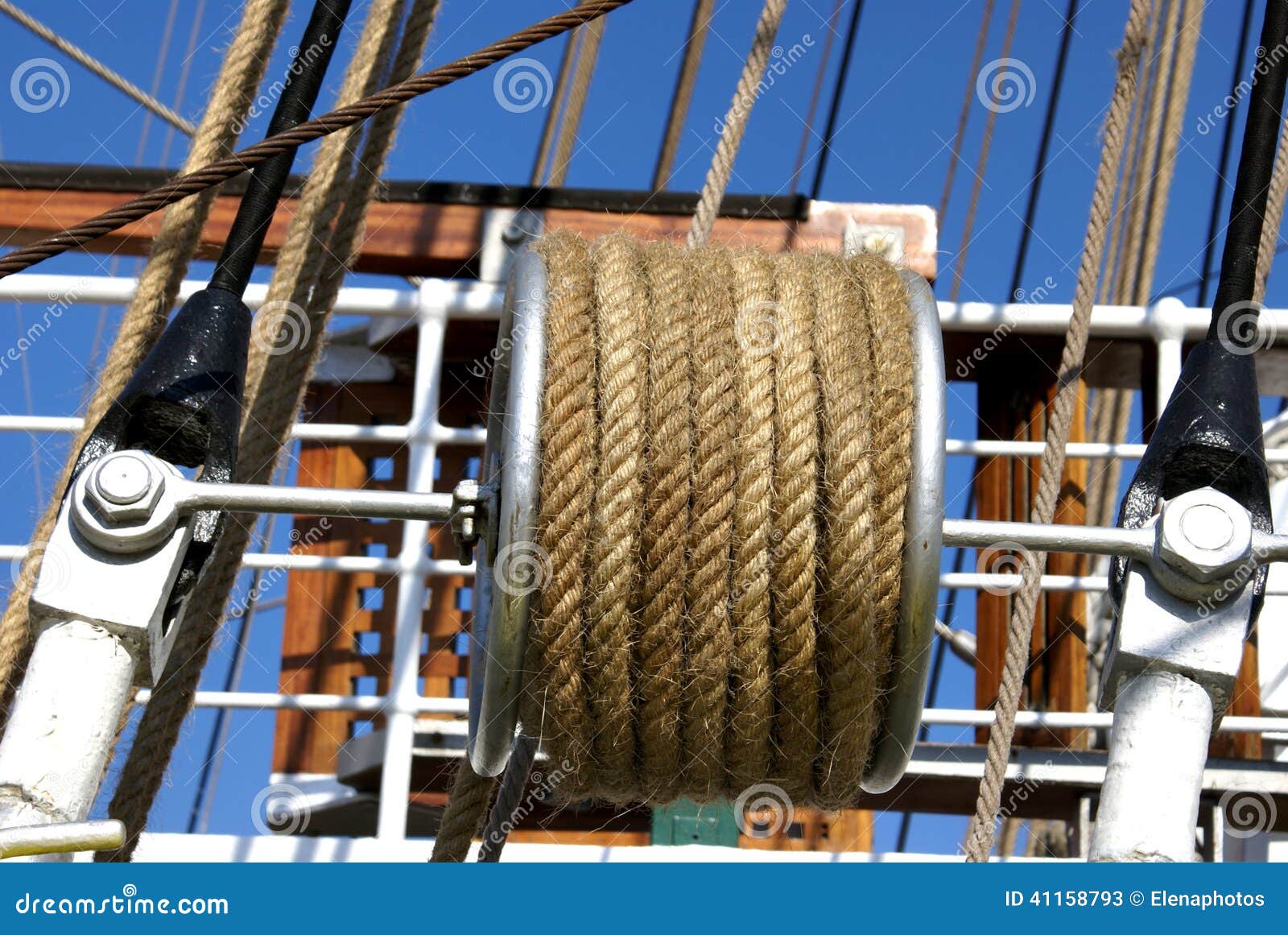 Marine ropes stock image. Image of strongest, marine - 41158793