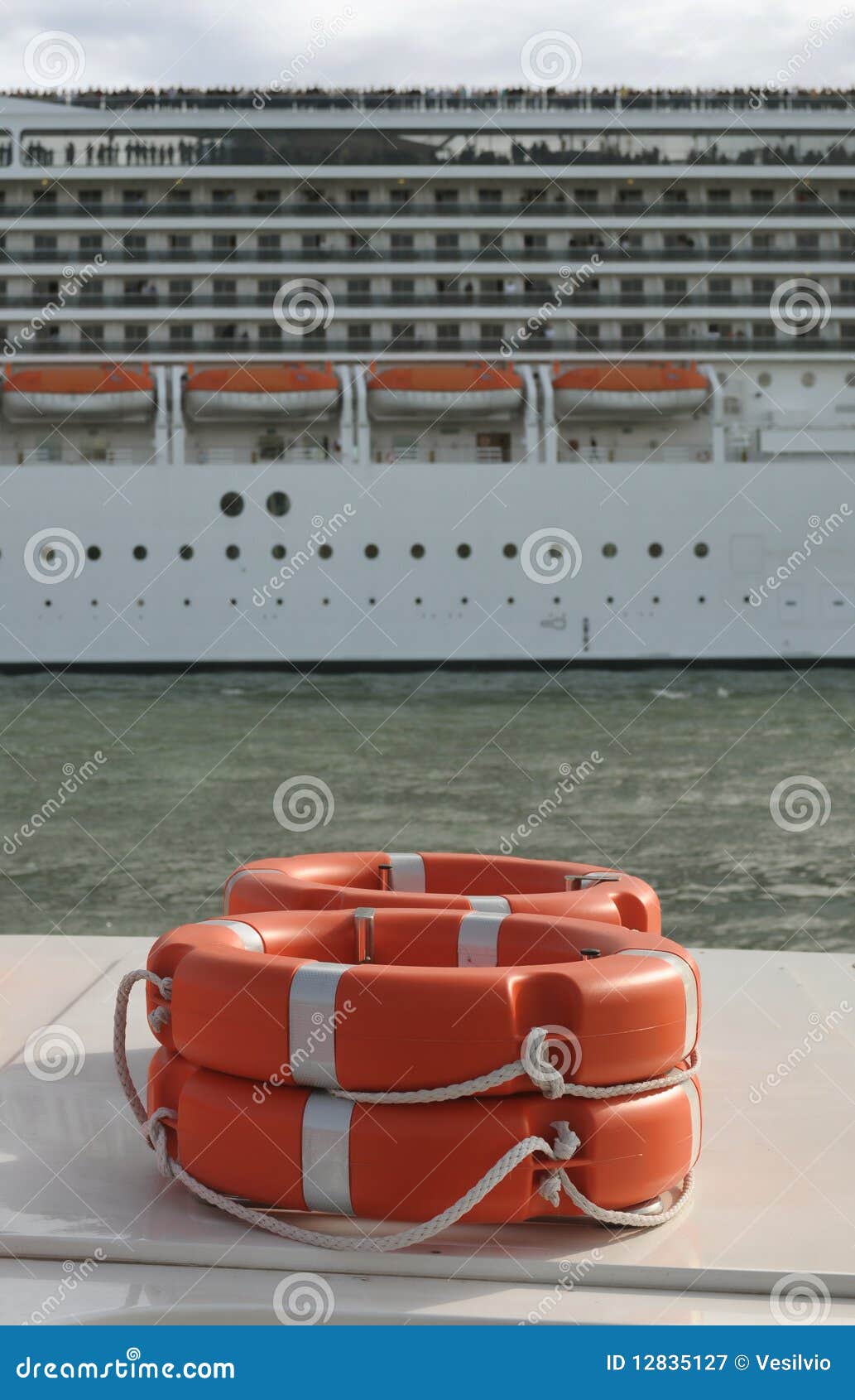 Marine Safety Equipment, Flotation Device And Water Activities Concept ...