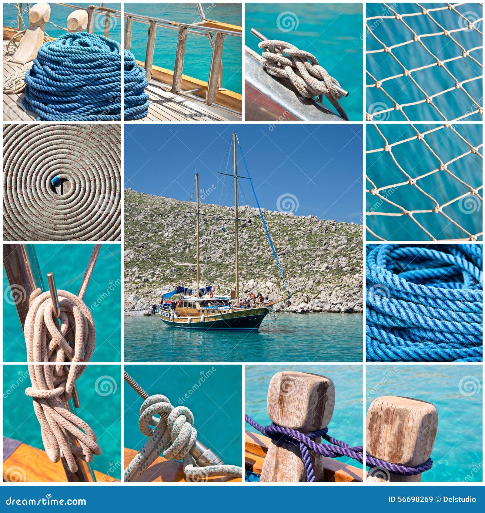 Marine sea collage stock image. Image of abstract, line - 56690269