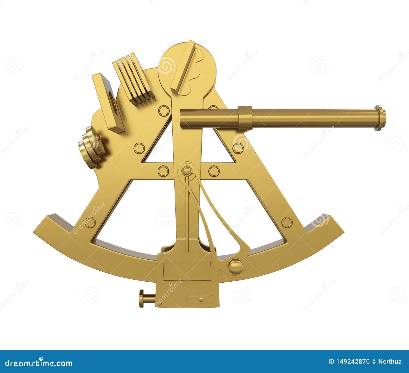 Marine Sextant Navigation Isolated Stock Illustration Illustration Of Instrument Ancient