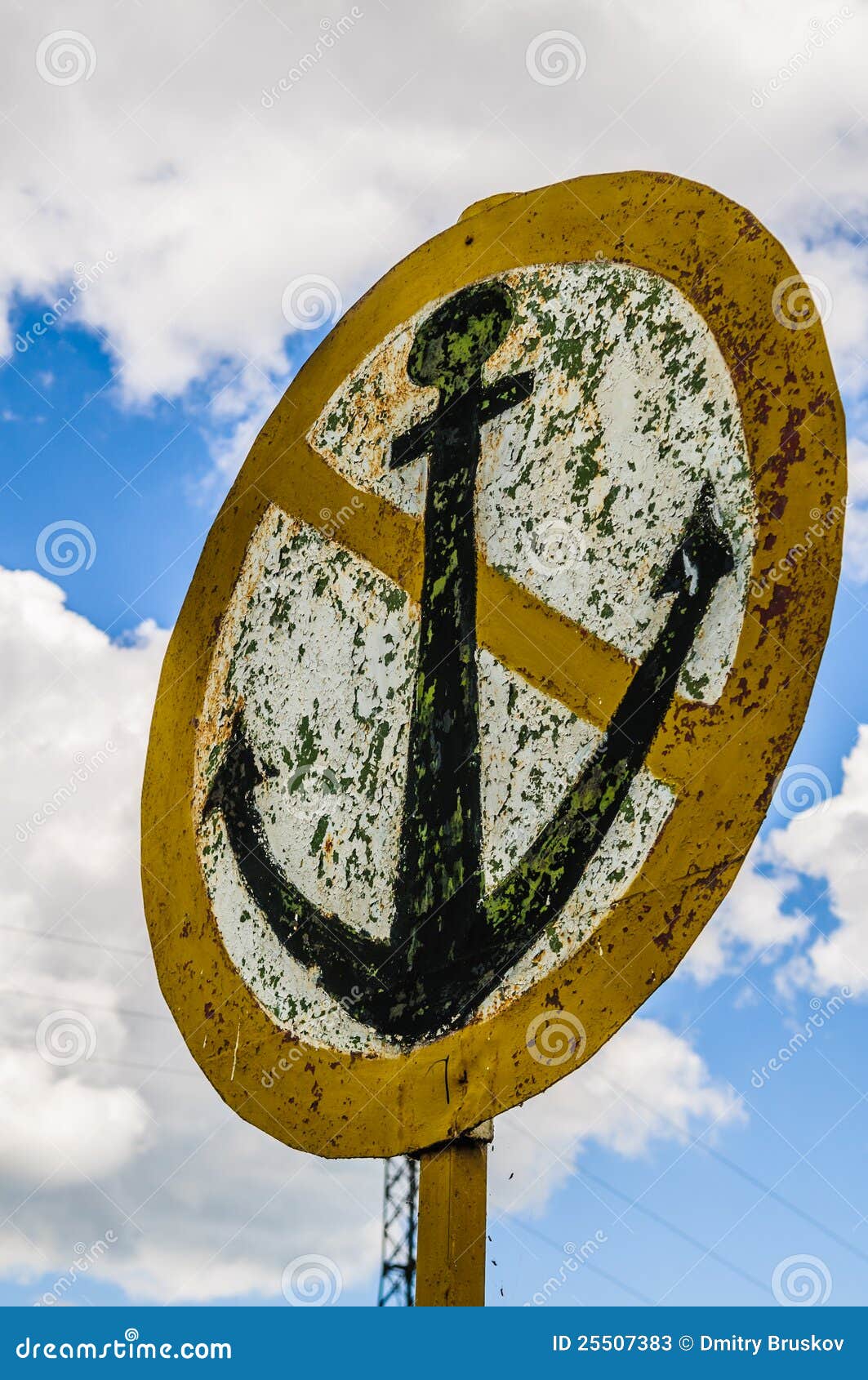 Marine sign stock image. Image of interdiction, nautical - 25507383