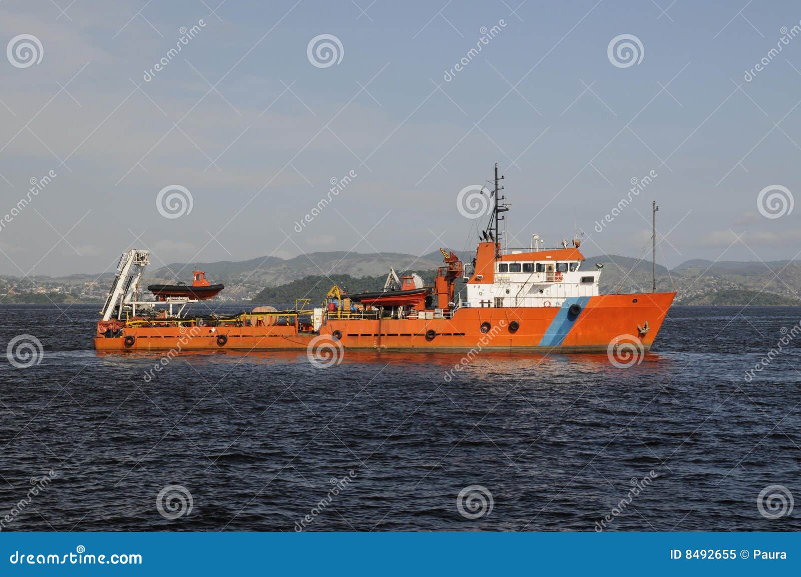 Marine Support Vessels - Ship Stock Image - Image of maritime, commerce ...