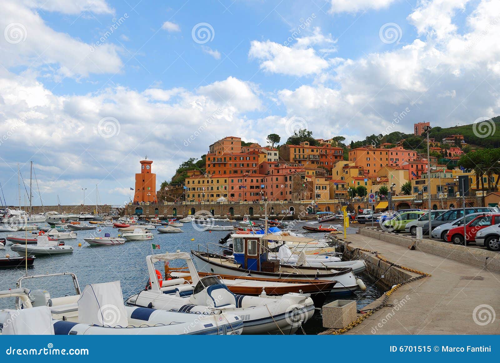 Marine town stock image. Image of seaport, elba, buildings - 6701515