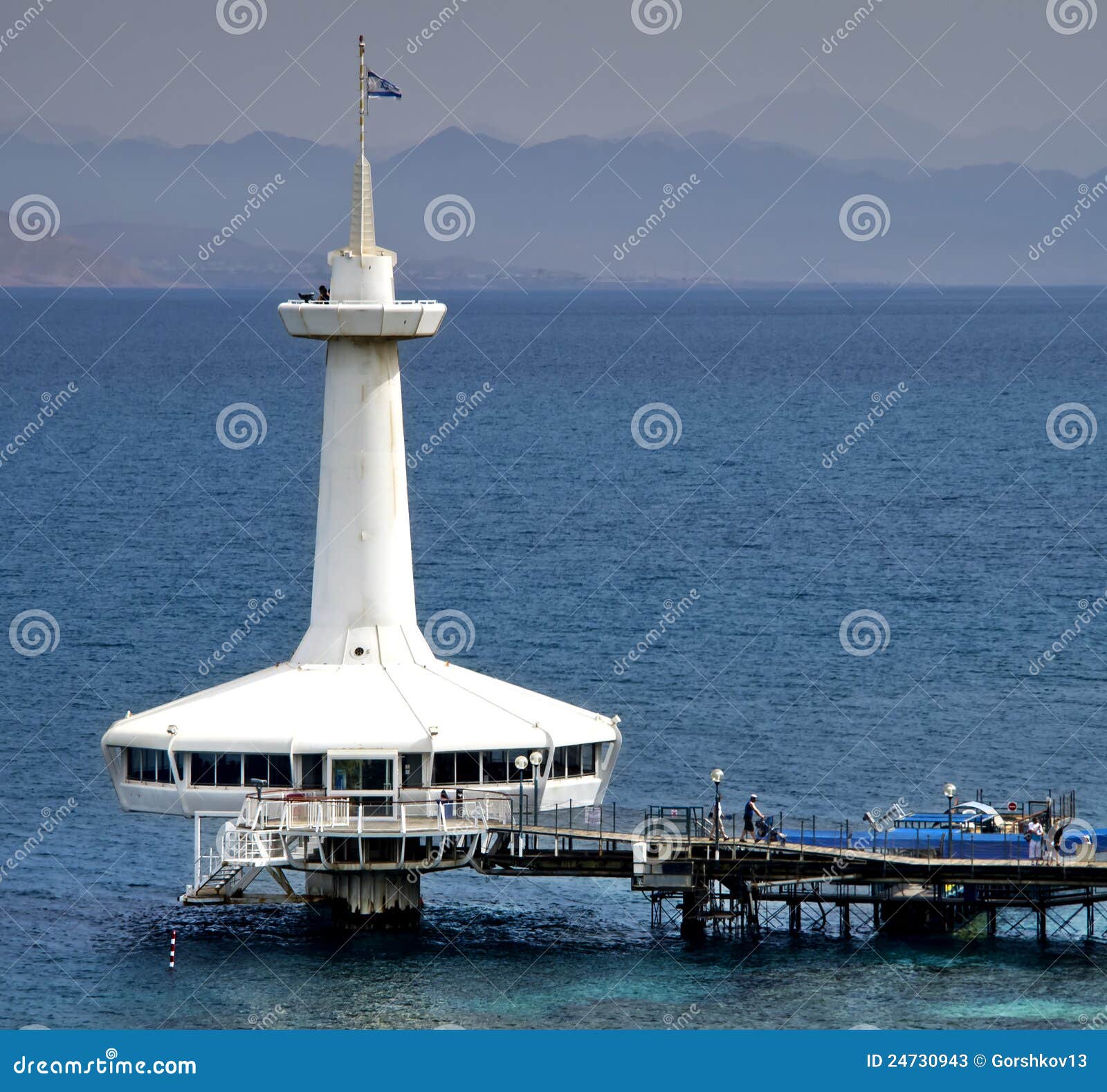 Marine Underwater Observatory, Eilat, Israel Stock Image - Image of ...