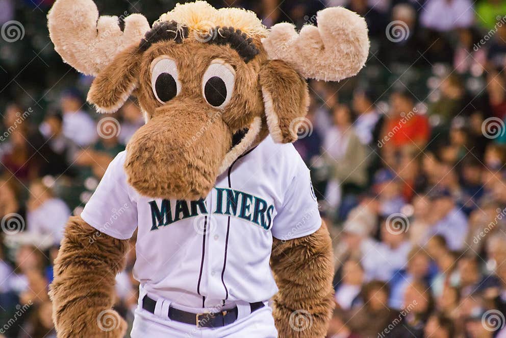 The Mariners Moose Mascot editorial stock image. Image of cheer - 15502634