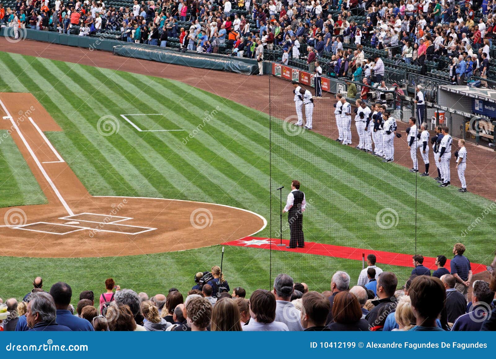 Mariners X Padres Safeco Field Editorial Stock Image - Image of june ...