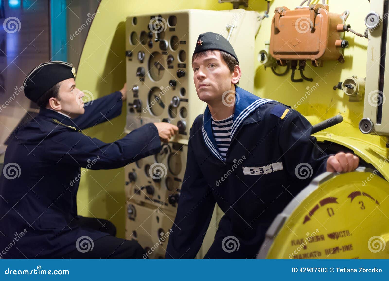 Marinheiros Do Submarino De URSS Foto de Stock Editorial - Imagem de ...