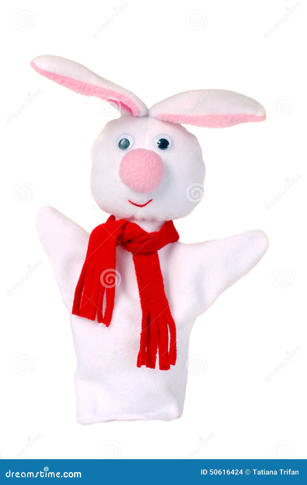 Marioneta De Mano Del Conejo Foto de archivo - Imagen de juego, médico ...