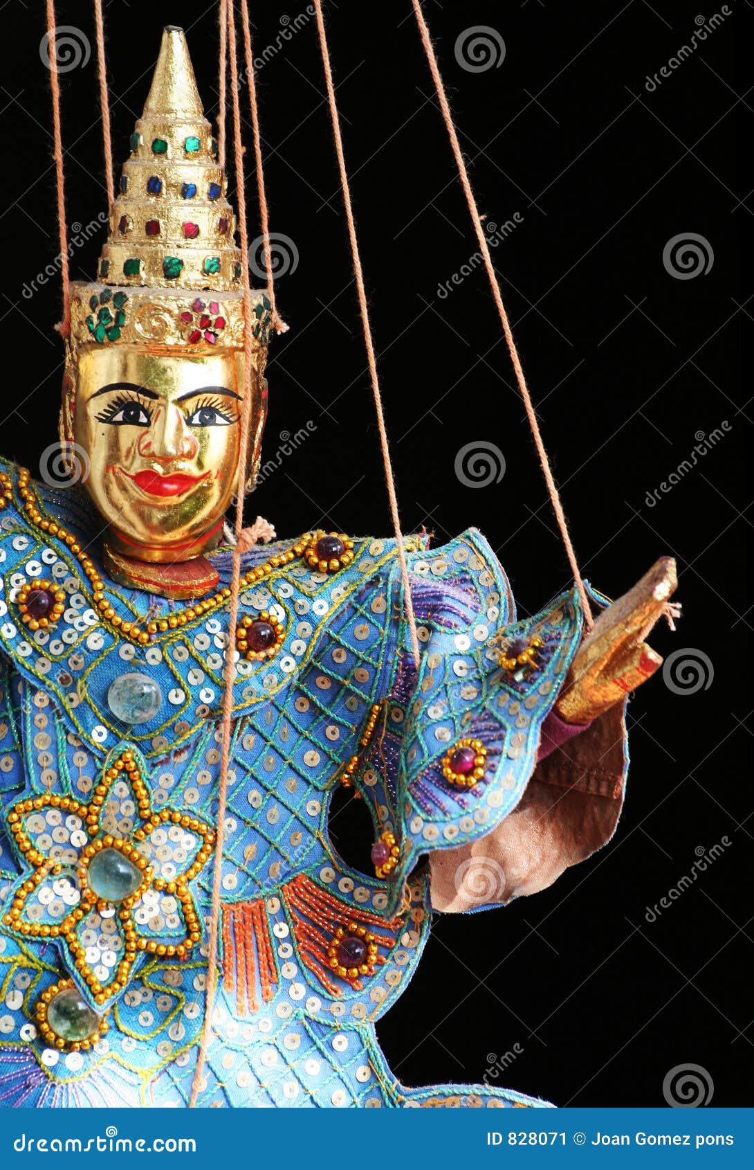 Marionnette asiatique image stock. Image du hanoi, thaïlandaise - 828071