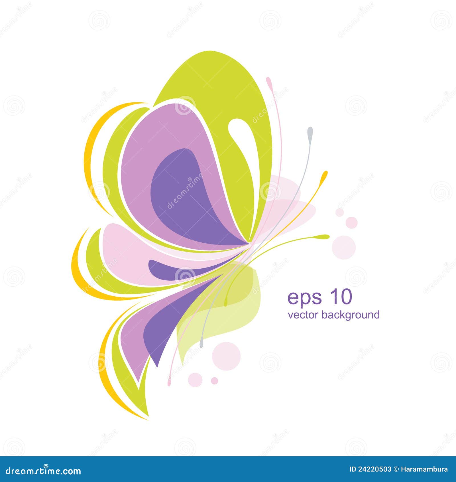 Mariposa abstracta ilustración del vector. Ilustración de curva - 24220503