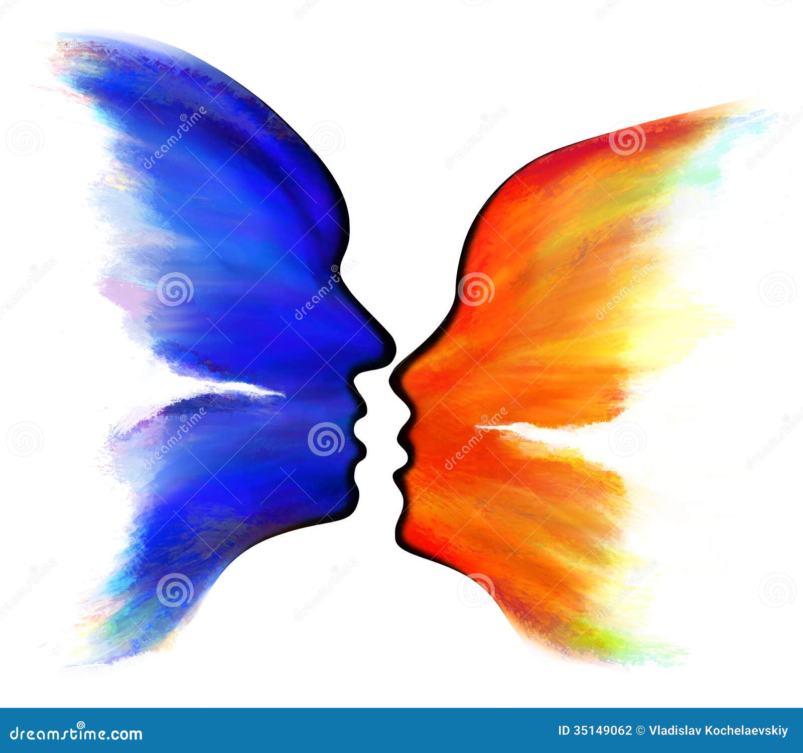 Mariposa abstracta stock de ilustración. Ilustración de azul - 35149062