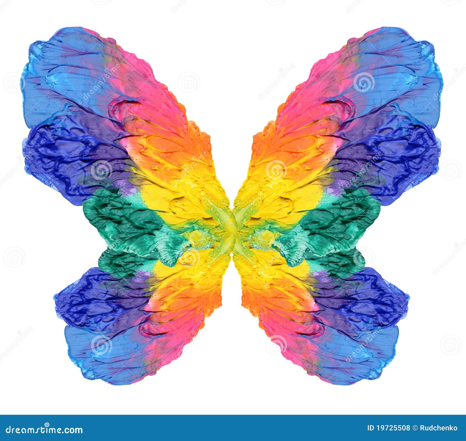 Mariposa Abstracta De La Pintura Fotos de archivo libres de regalías ...