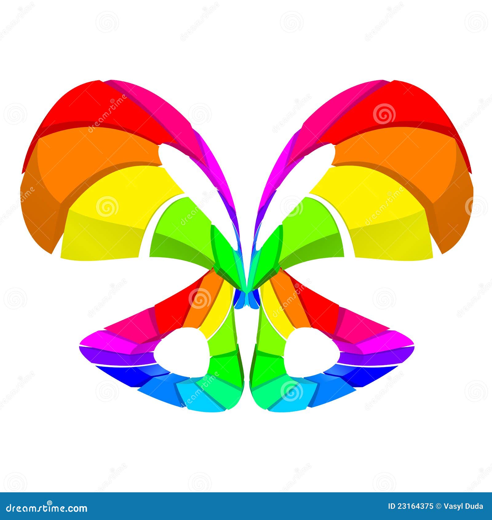 Mariposa Colorida Abstracta Ilustración del Vector - Ilustración de ...