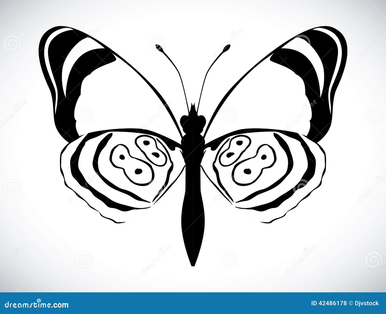 Mariposa Design ilustración del vector. Ilustración de hermoso - 42486178