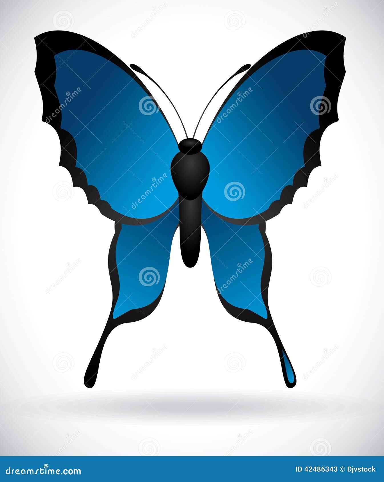 Mariposa Design ilustración del vector. Ilustración de belleza - 42486343