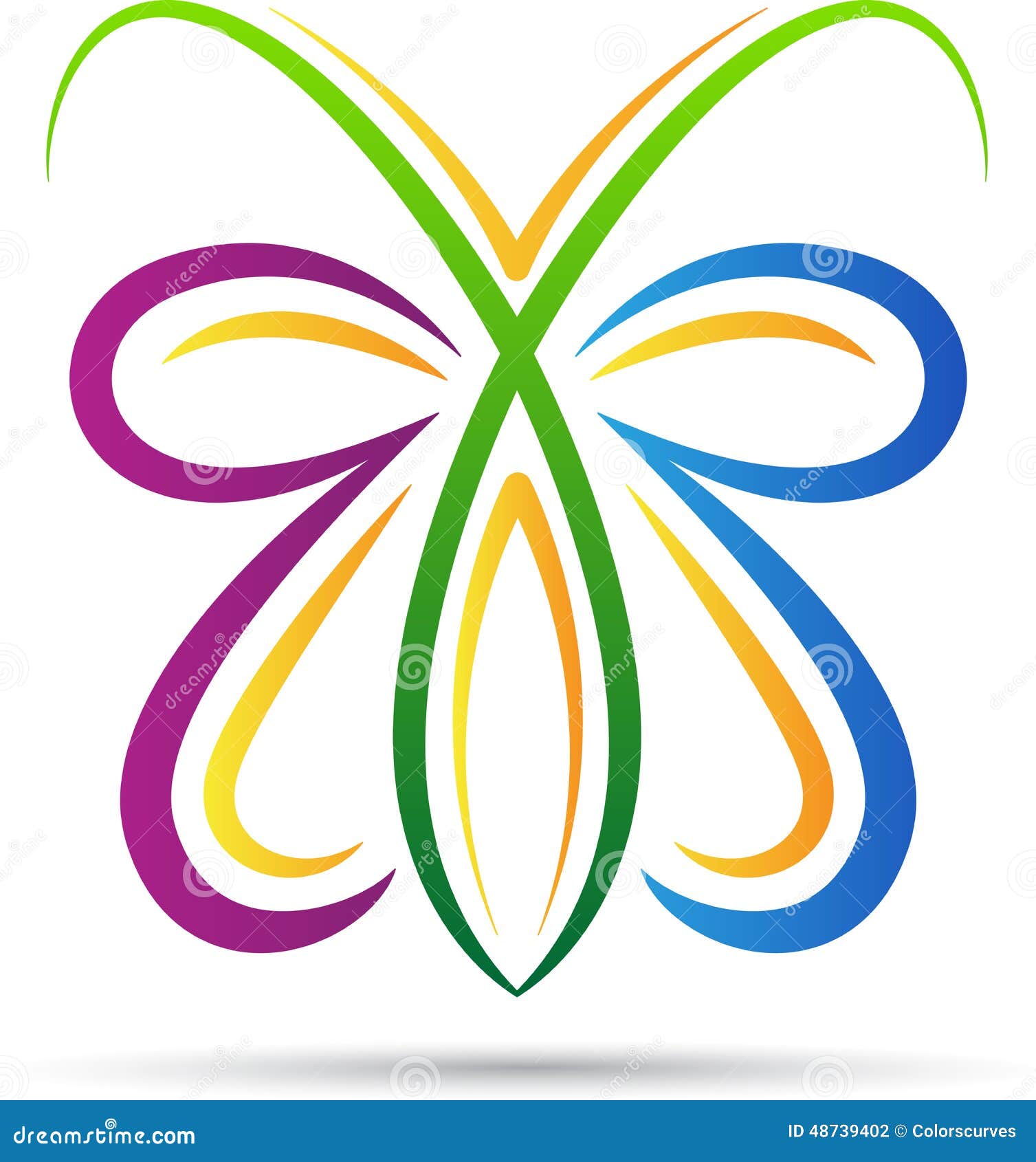 Mariposa Design ilustración del vector. Ilustración de publicidad ...