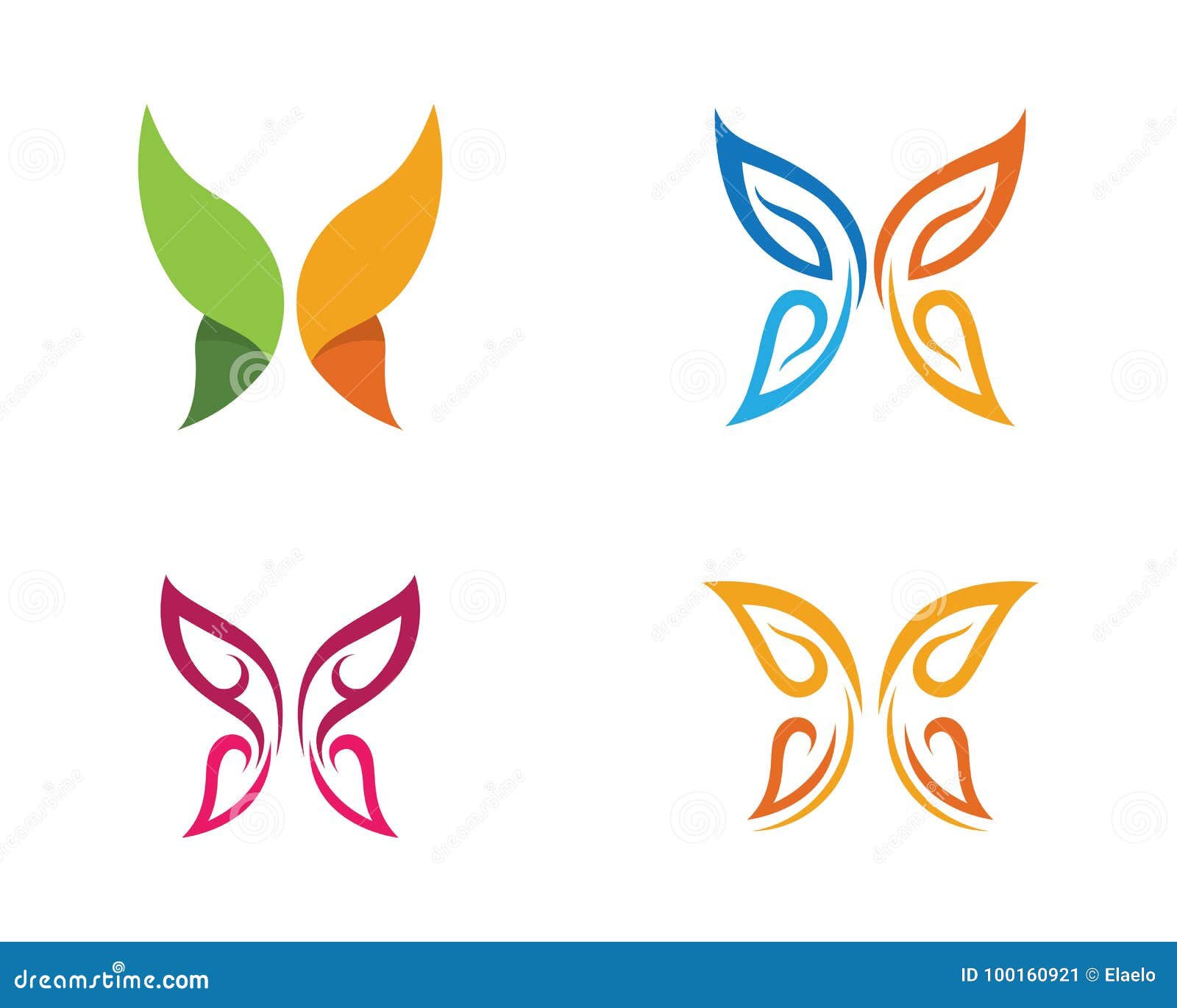 Mariposa Logo Template ilustración del vector. Ilustración de mariposa ...
