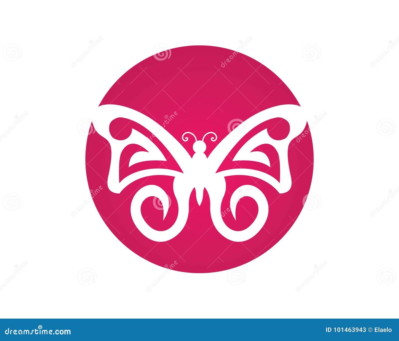 Mariposa Logo Template ilustración del vector. Ilustración de logotipo ...