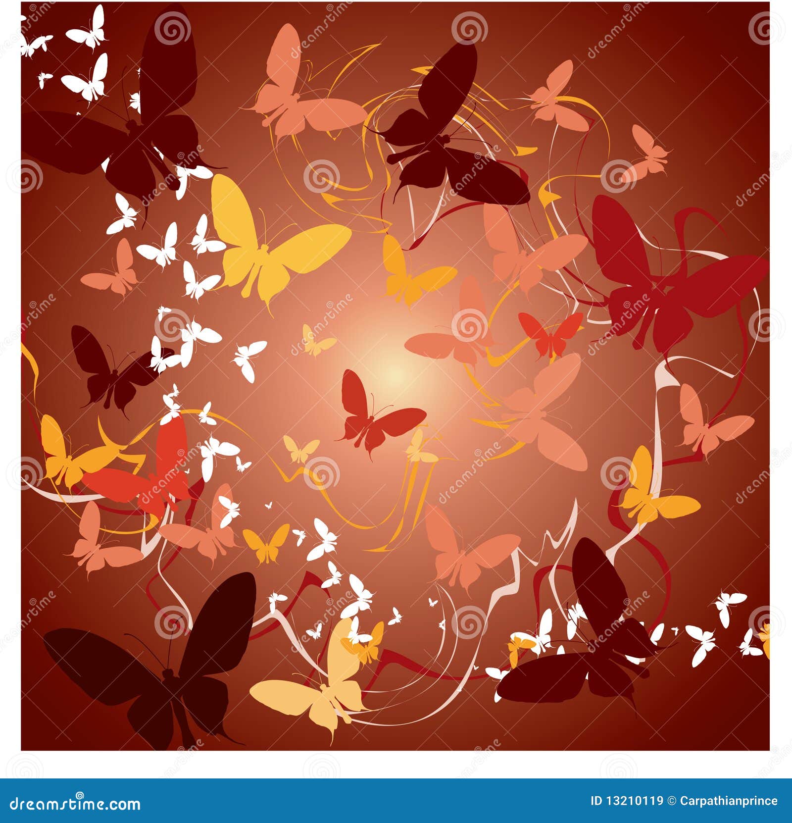 Mariposas abstractas ilustración del vector. Ilustración de aislado ...