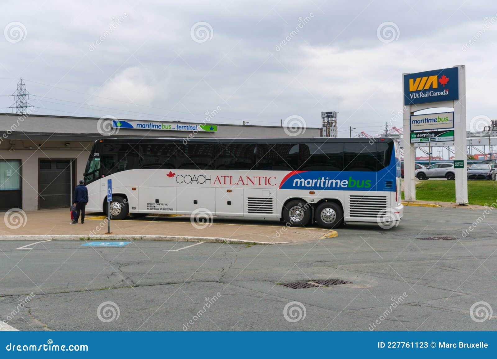 Maritime Bus Terminal in Halifax, Canada Editorial Stock Photo - Image ...