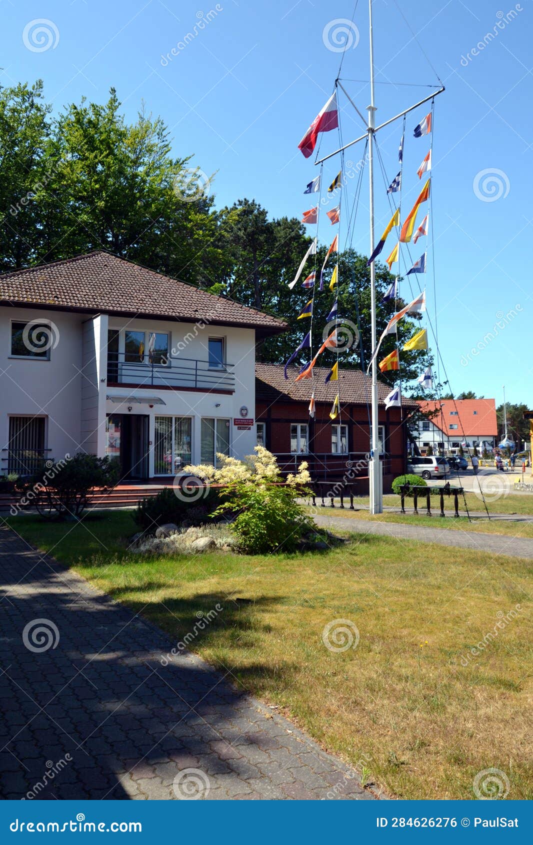 Maritime Office in Gdynia, Office in Leba. Leba, Poland Editorial Photo ...