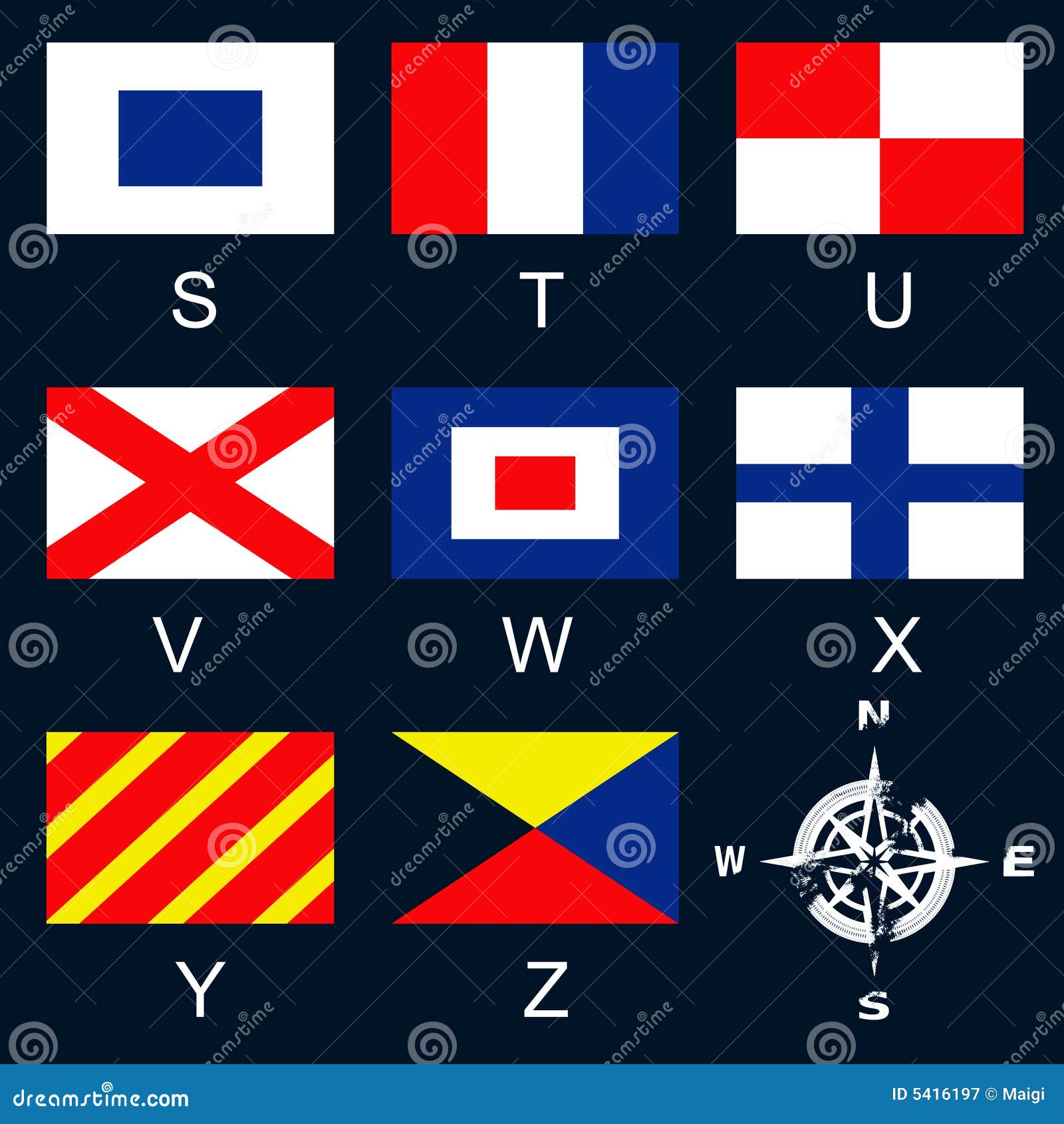 Victor International Maritime Signal Flag Stock Illustration ...